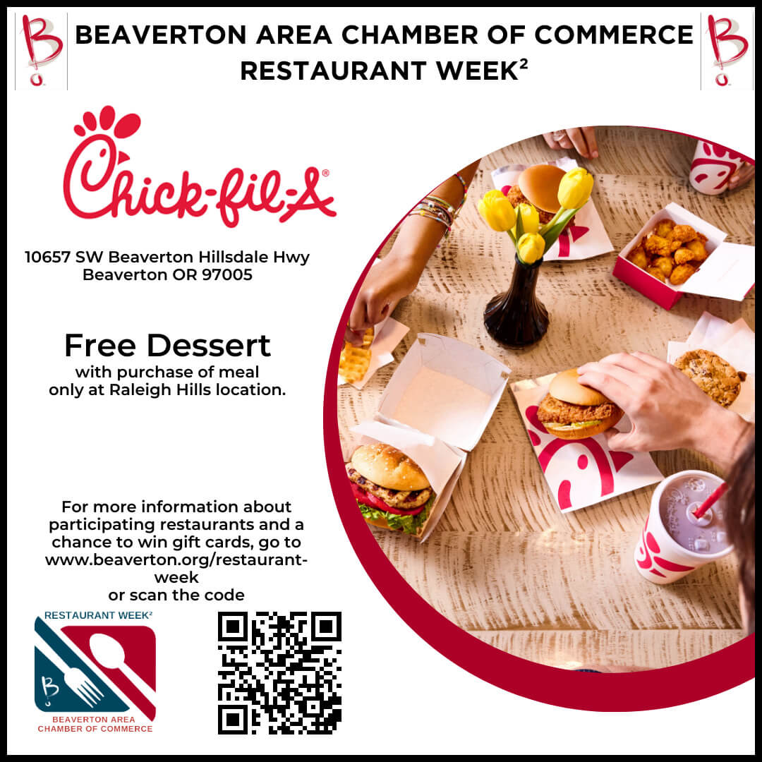 Restaurant Week - Beaverton Area Chamber of Commerce