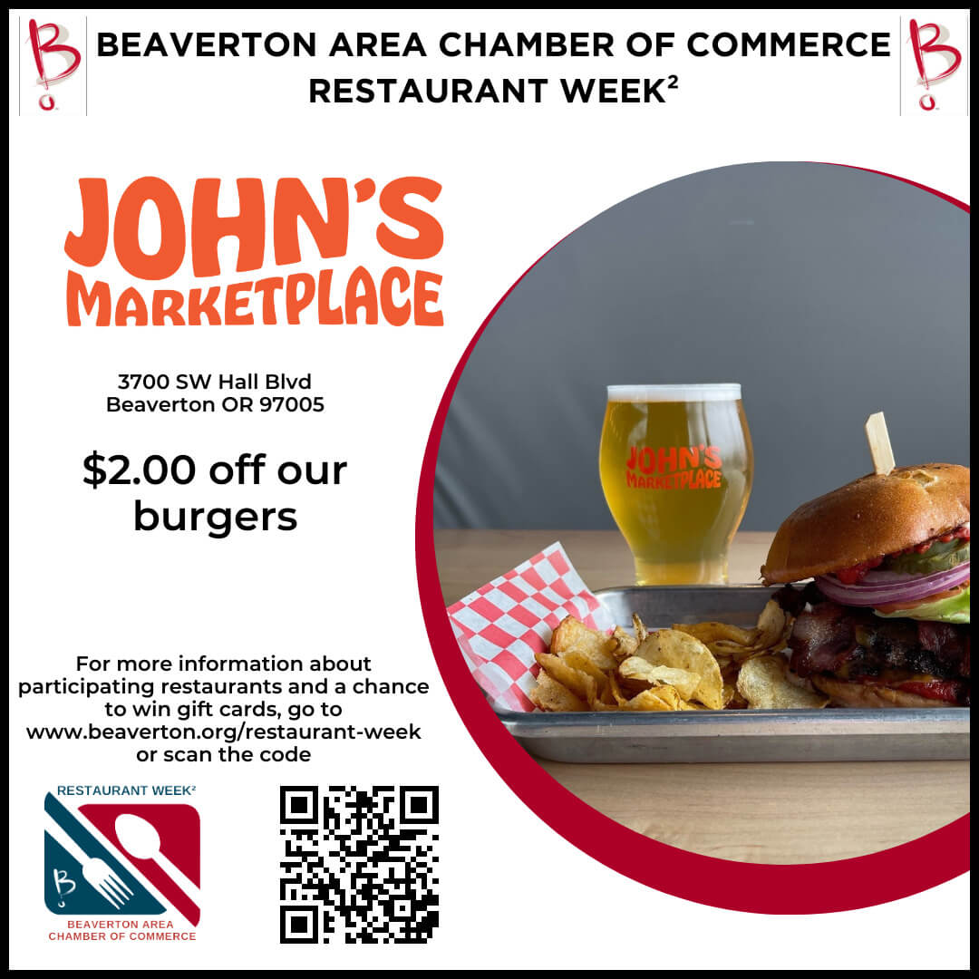 Restaurant Week - Beaverton Area Chamber of Commerce